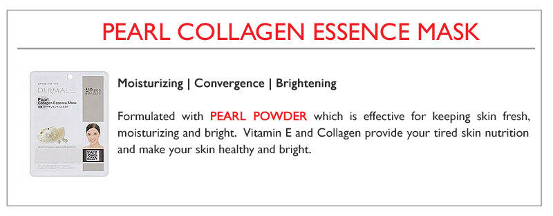 DERMAL Pearl Collagen Essence Face Mask – Yes! You Beauty